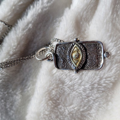 Sterling Silver Forest Pendant, Enchanted Forest Jewelry, Tree Jewelry ...