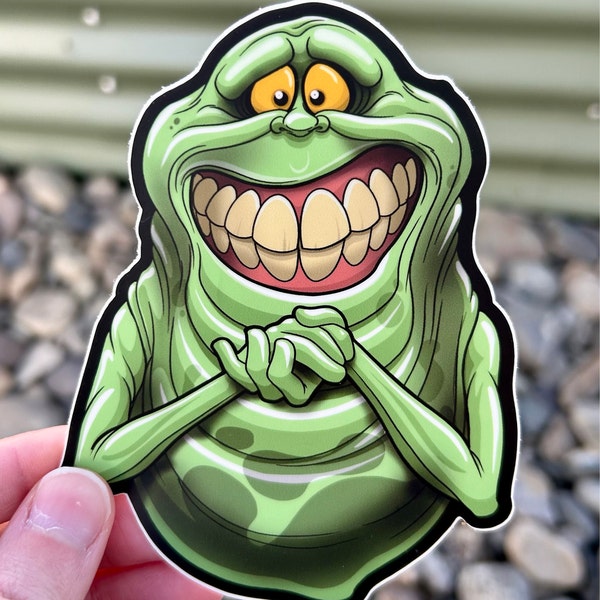 Ghostbusters Movie Slimer Inspired Horror Comedy Vinyl Decal - Etsy
