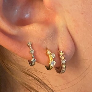 Cartilage Hoopcartilage Piercing14k Solid Gold Hoopshelix | Etsy