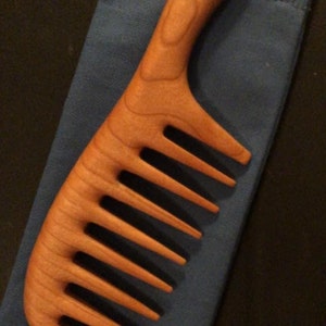 Handmade Premium Quality Whole Piece Natural Wood Hair Comb | Etsy