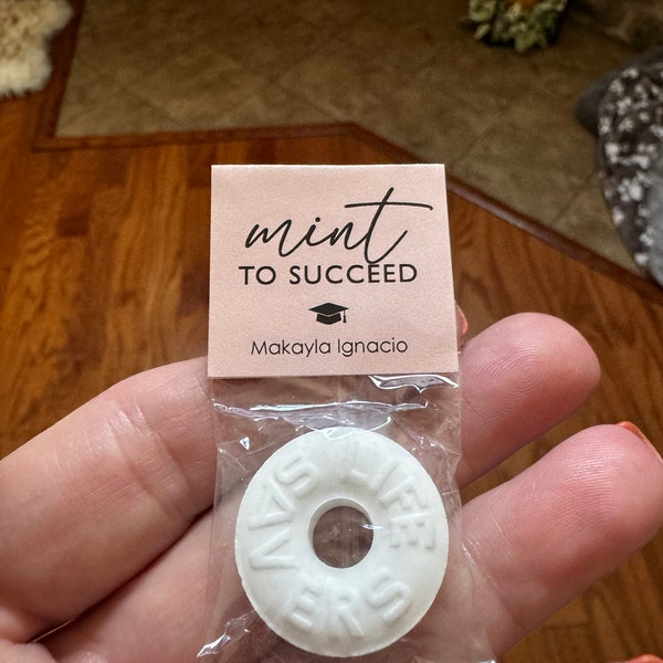 100pcs Mint to Succeed Favors,graduation Mints,graduation Party Favors ...
