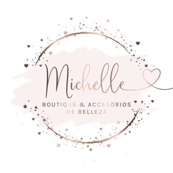 Pretty Logo Design Branding Kit Customized for Boutiques, Photographers ...