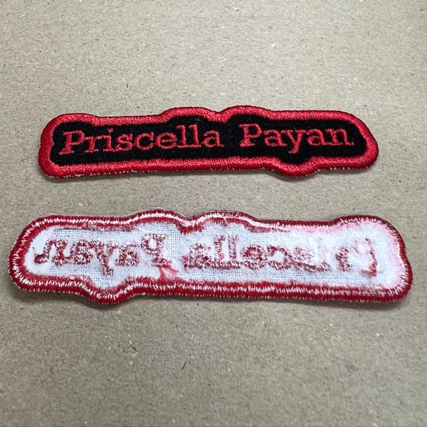 Personalized Iron on Name Patch, Custom Patch Embroidery, Sew On/iron on Patch Applique for ...