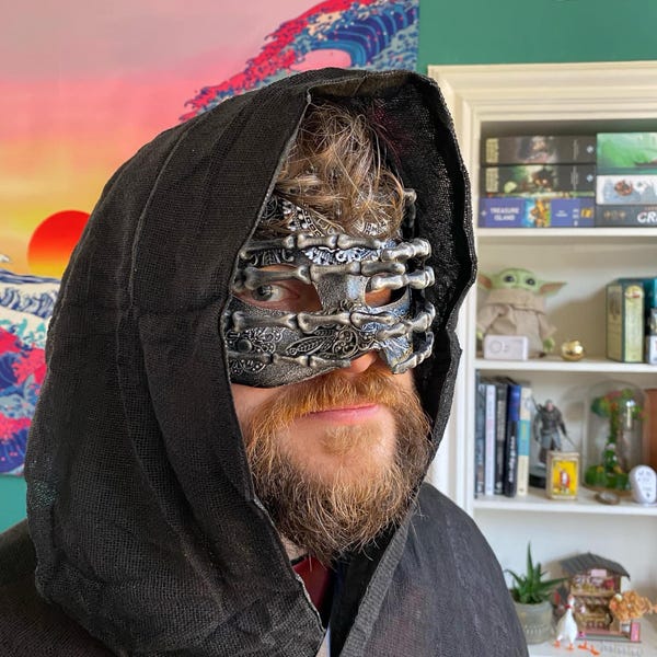 Bird Skull Mask, Gothic Masquerade Mask for Her, Blind Mask, Witch Mask ...