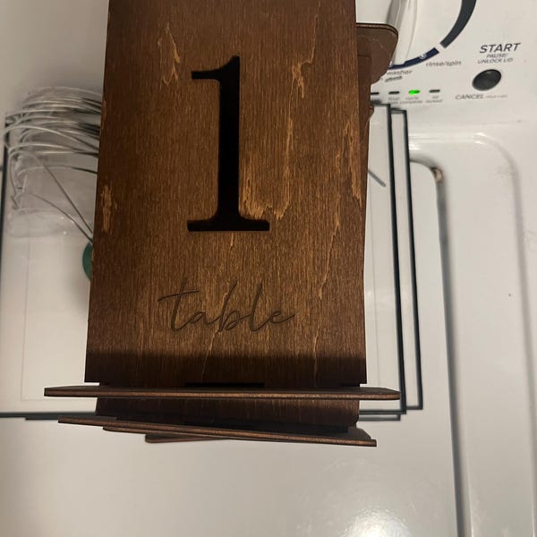 Wooden Wedding Table Number - Wedding Table Decor, Rustic Country ...