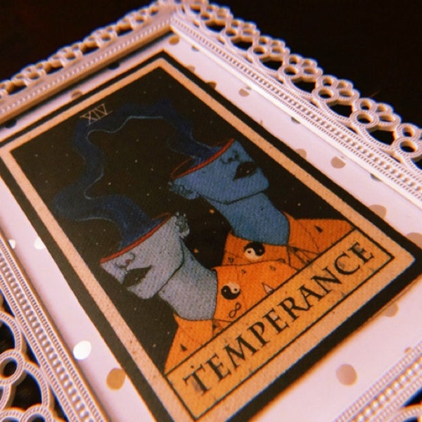 Temperance Tarot Canvas Patch - Etsy