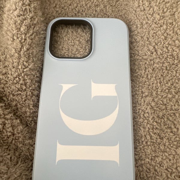 IPhone 16 Personalized Name Initial Red Toile iPhone Case, iPhone 16 ...