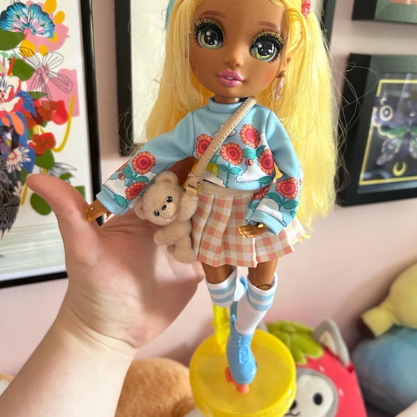 Rainbow High Doll Clothes, Cute Sweater and Skirt Outfit Set ...