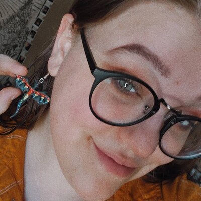 Arch Transwoman Transgender Flag Self Love Polymer Clay Earrings ...