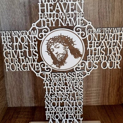Psalm 23 Cross the Lord is My Shepherd Laser Cut File Svg - Etsy