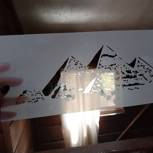 Giza Plateau Pyramids Reusable Stencil (many Sizes) - Etsy