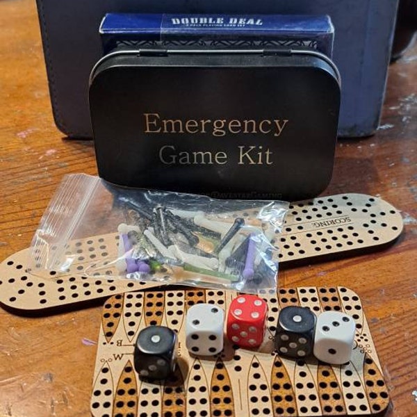 Multi-game Emergency Game Kit for Travel or Anywhere - Etsy