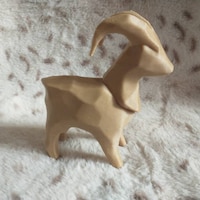 3D Printed Hand-painted Goat of Warding Statue Figure Inspired by ...