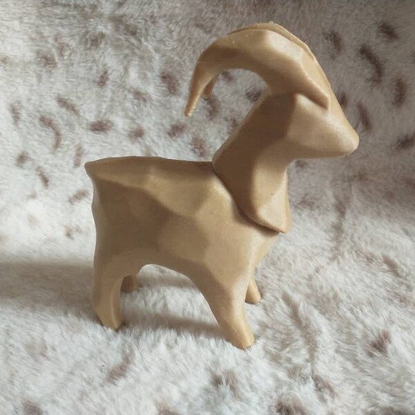 3D Printed Hand-painted Goat of Warding Statue Figure Inspired by ...
