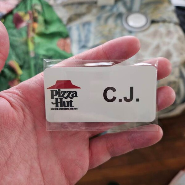 1 X 3 Chipotle Employee Name Badge - Etsy