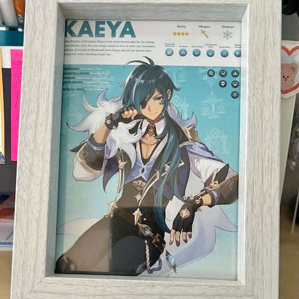 KAEYA | Genshin Impact Gaming Poster | Anime Poster | Gaming Print ...