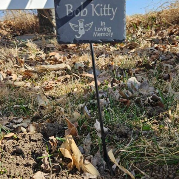 Pet Chicken Hen Memorial Garden Sign With Hanging Stake - Honor Your ...