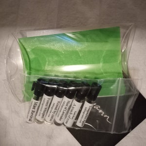 Earth Notes 6 Pack Set Natural Oil Perfumes Small Roll-on Bottles Apple ...