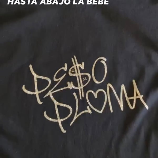 Peso Pluma Logo Jersey Spider - Etsy