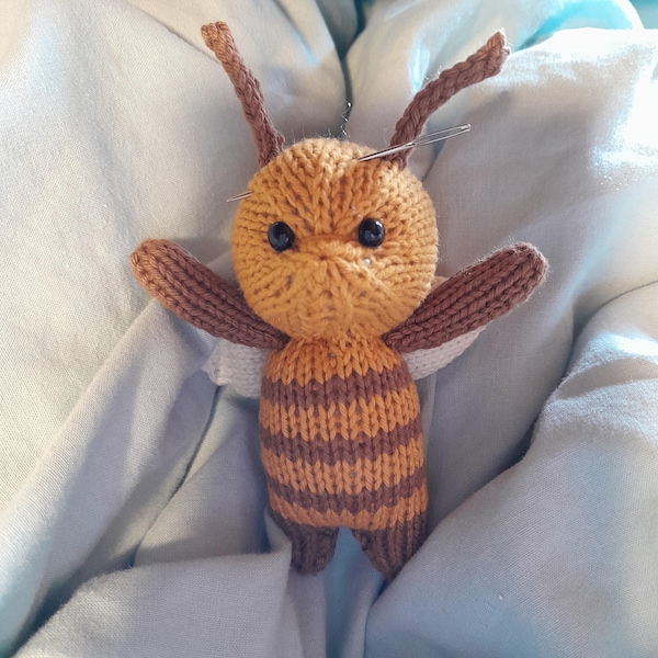 Teddy Bee, Knitting PATTERN Pdf, Cute Stuffed Animal Tutorial, Knitted ...