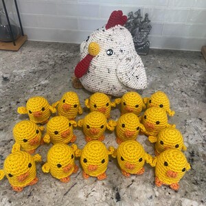 Chicken Crochet Memory Game Pattern | Farm Animal Patterns Easy ...