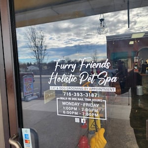 BEST SELLER Custom Business Decal Your Company Name or Logo Storefront ...