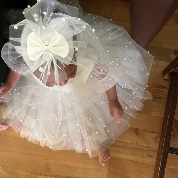 Powder Pink Birthday Tutu Dress,baby Prom Dress Ball Gown Toddler First ...