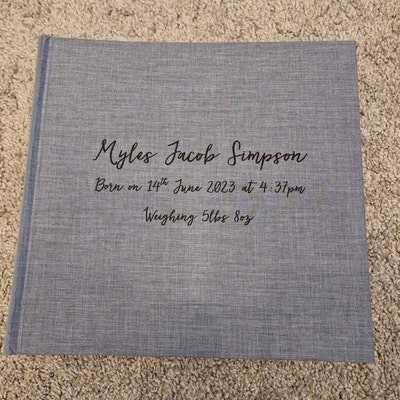 Extra Large Traditional Book Bound Photograph Album With Opaque ...