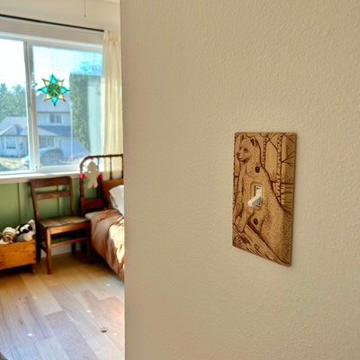 Hand Painted Tarot Card Light Switch Cover the Moon - Etsy