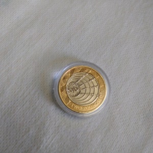 Rare 2 Pound Coin DNA Double Helix-circulated | Etsy