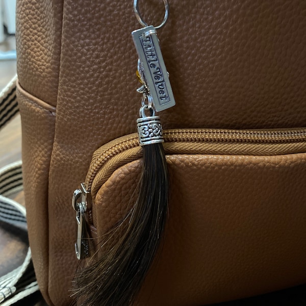 Freedom Wings Tassel Horse Hair Key Chain by Equine Keepsakes - Etsy
