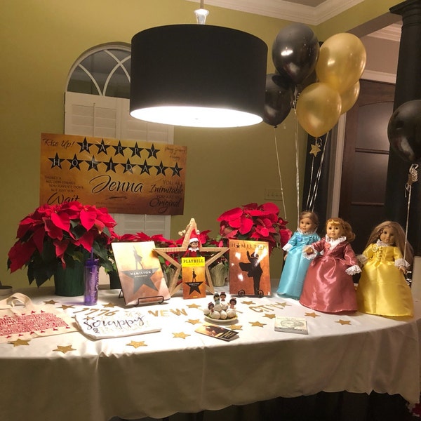 Hamilton the Musical, Birthday Banner, Broadway Play, Personalized ...