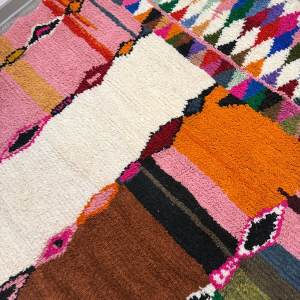 Boujaad Moroccan Rug - Custom Rugs for Living Room - Midcentury Modern ...