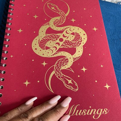 The Magician Notebook Magical Bullet Journal Custle Gold - Etsy