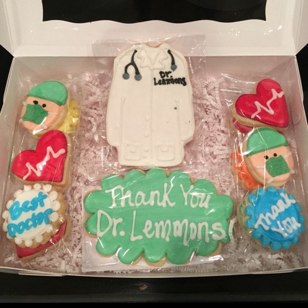 Thank You DOCTOR Sugar Cookies MEDIUM - Etsy