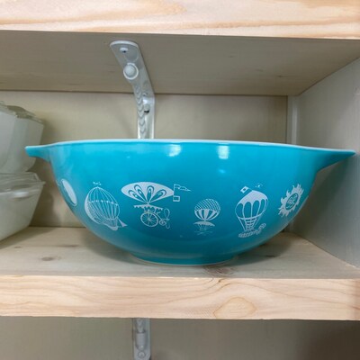 Vintage Pyrex Snowflake Blue/ Garland/ Blue on White/white on Blue ...