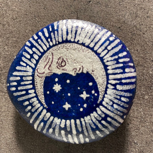 Santa Claws Pebble Painting, Santa Christmas Decor, Father Christmas ...