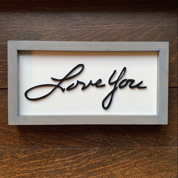 Custom Handwriting Laser Cut 3D Sign - Etsy