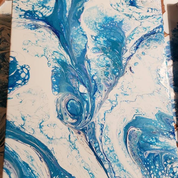 Tangled Clouds Large Original Hand Made Artwork by Molly's Artistry 24 ...