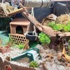 Aquarium Cave Tree Log Fish Tank Aquarium Decor Hide Cichlid Cave Kuhli ...