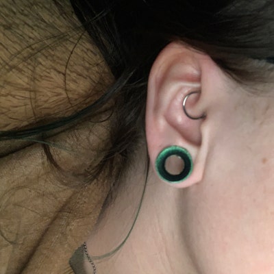 Malachite Alien Skinz Dark Phthalo Green Emerald Silicone Ear Plugs ...