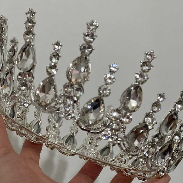 Luxury Gold Crown for Men - Royal King Crown for Weddings, Pageants ...