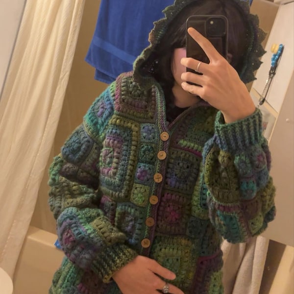 CROCHET PATTERN - Square Scramble Sweater - Crochet Pattern for Granny ...