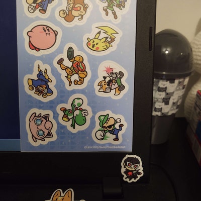 Super Smash Bros 6x4 Sticker Sheet 6 - Etsy