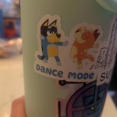 Holographic Bluey Bingo Chattermax Muffin Unicorse Stickers - Etsy