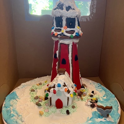 Gingerbread Lighthouse Cookie Cutter Set - Etsy