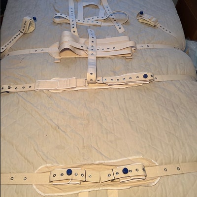 15 Point Segufix Bed Restraint Kit Head Shoulder Waist Crotch Wrist Arm ...