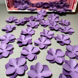 Mini Hydrangea Petal Template Paper Flower Small/medium/large PNG SVG ...