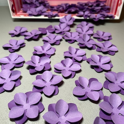 Mini Hydrangea Petal Template Paper Flower Small/medium/large PNG SVG ...