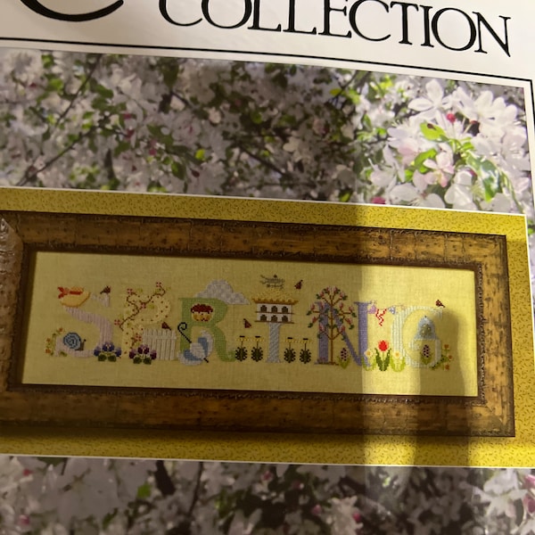 CRICKET COLLECTION "spring" Counted Cross Stitch Pattern~spring Cross ...